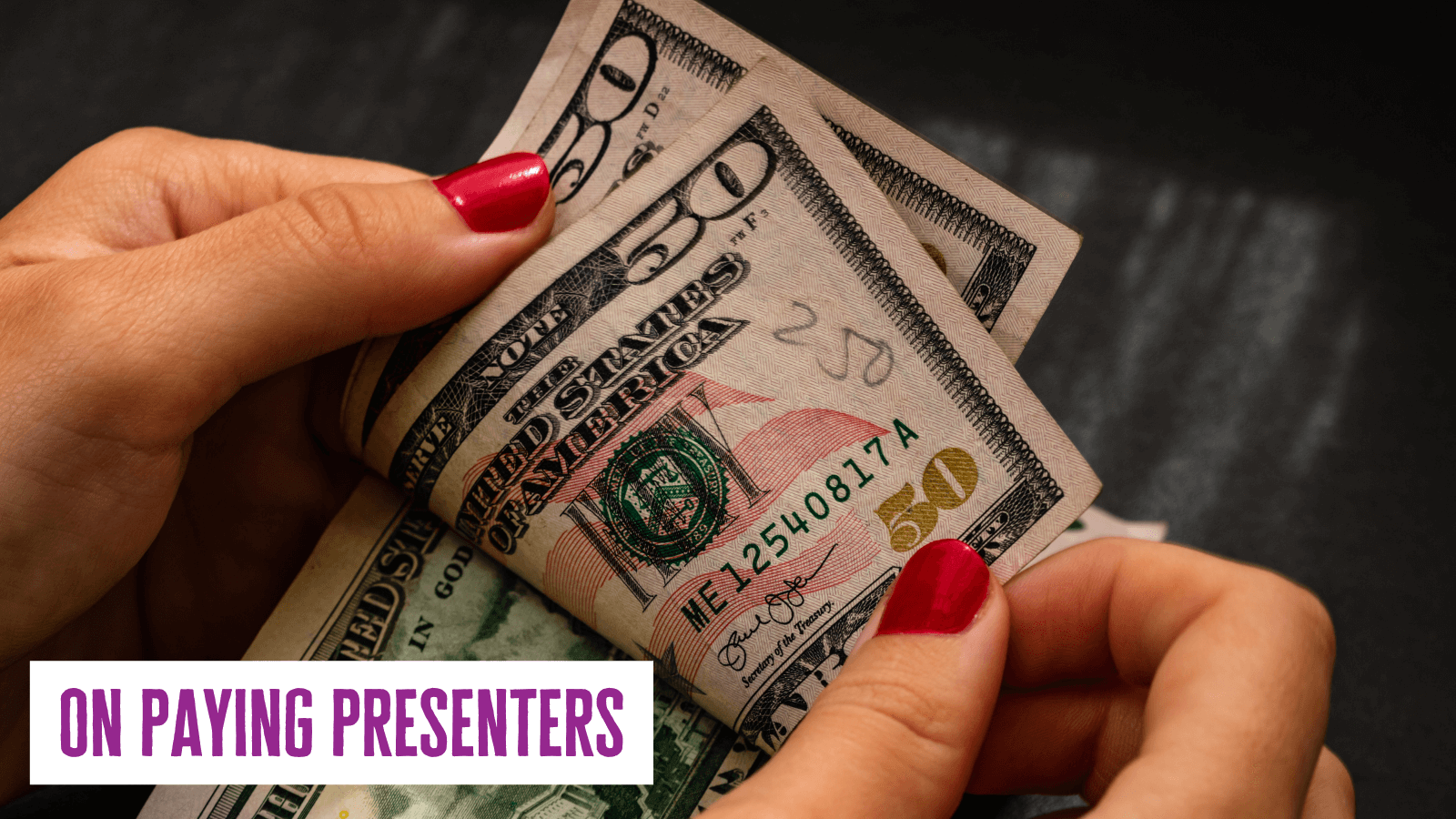 On paying presenters - Coaching By Kali
